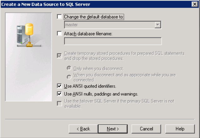 How to test SQL Server connection using ODBC