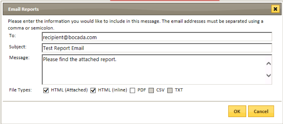 How To Schedule a Report for Email / Export